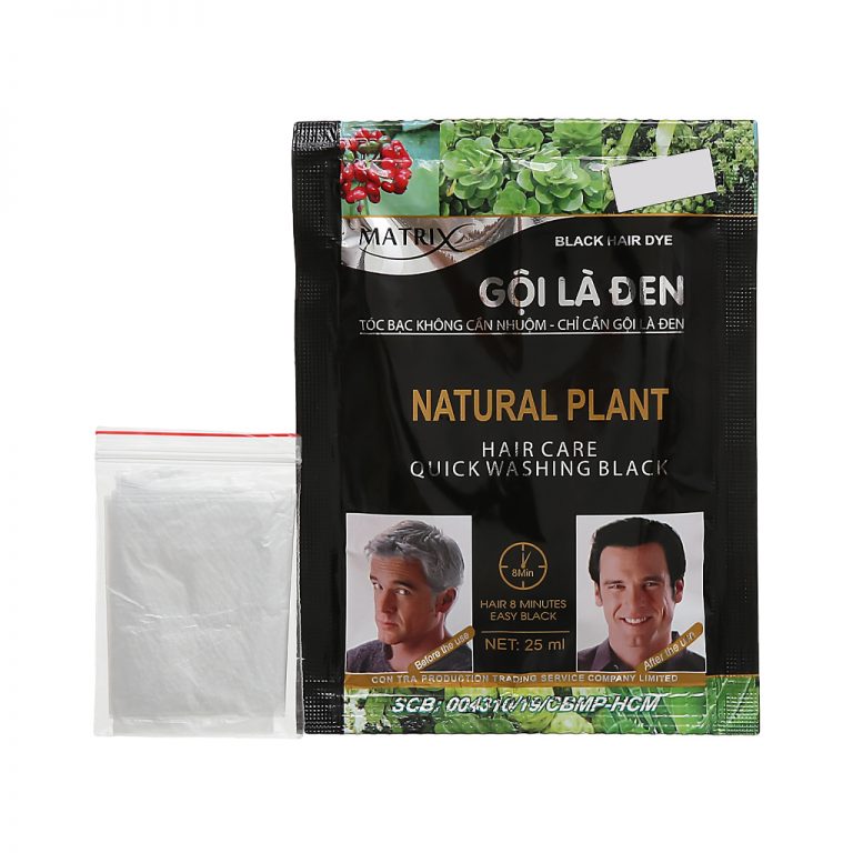 Dầu Gội Nhuộm Tóc Gội Là Đen Matrix Gói 25ml | Thế Giới Dầu Gội